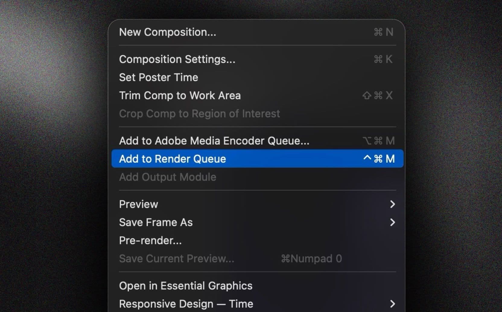 How to Export in After Effects 2026 and Save as MP4